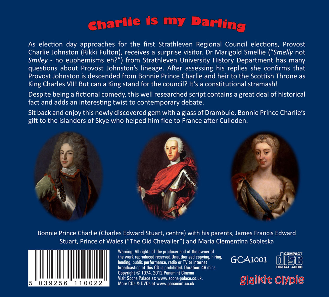 Charlie is my Darling CD - Political Scottish radio comedy with Rikki ...