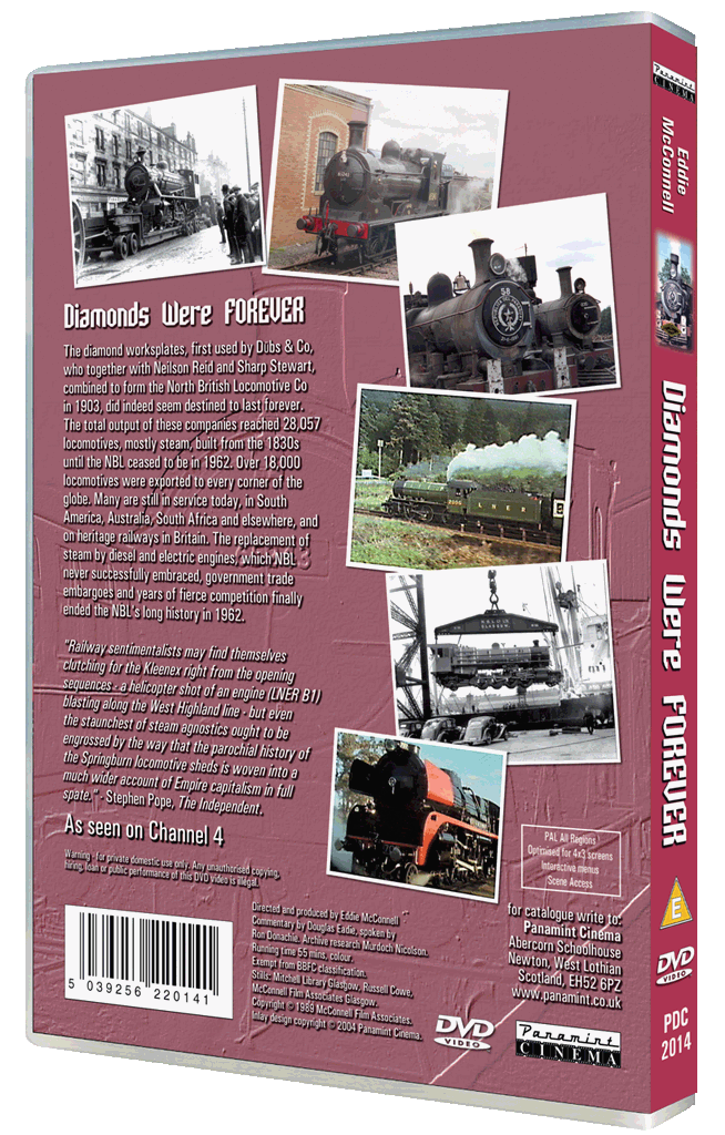 Diamonds Were Forever DVD. The history of the North British Locomotive ...