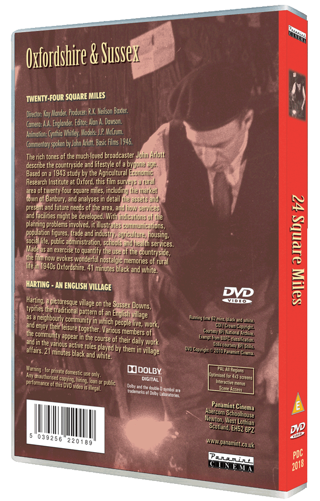 24 Square Miles / An English Village DVD. A survey of Banbury ...