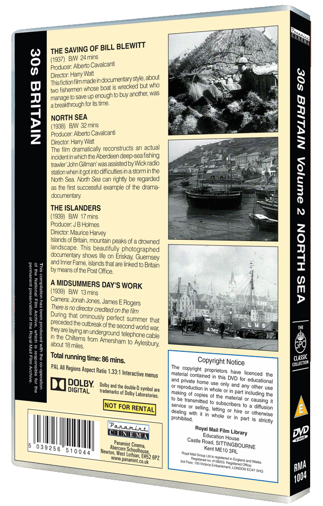 30s Britain Volume 2 - North Sea DVD. North Sea and other GPO Film Unit ...