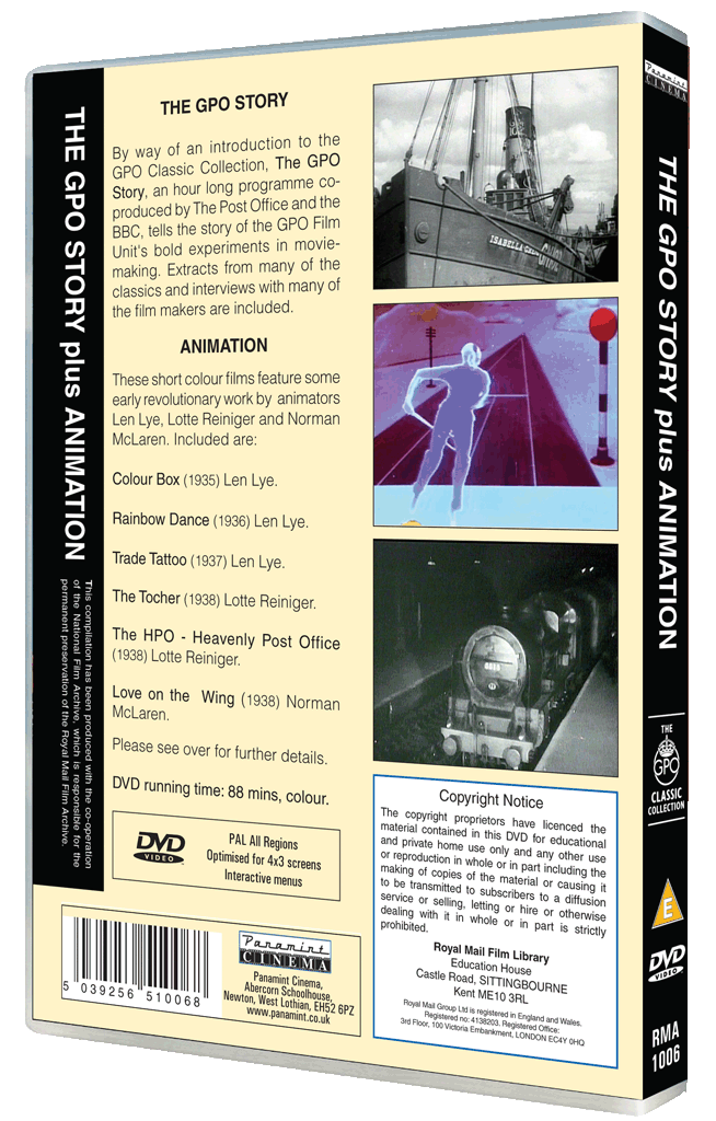 The GPO Story plus Animation DVD. BBC Arena's history of the GPO Film ...